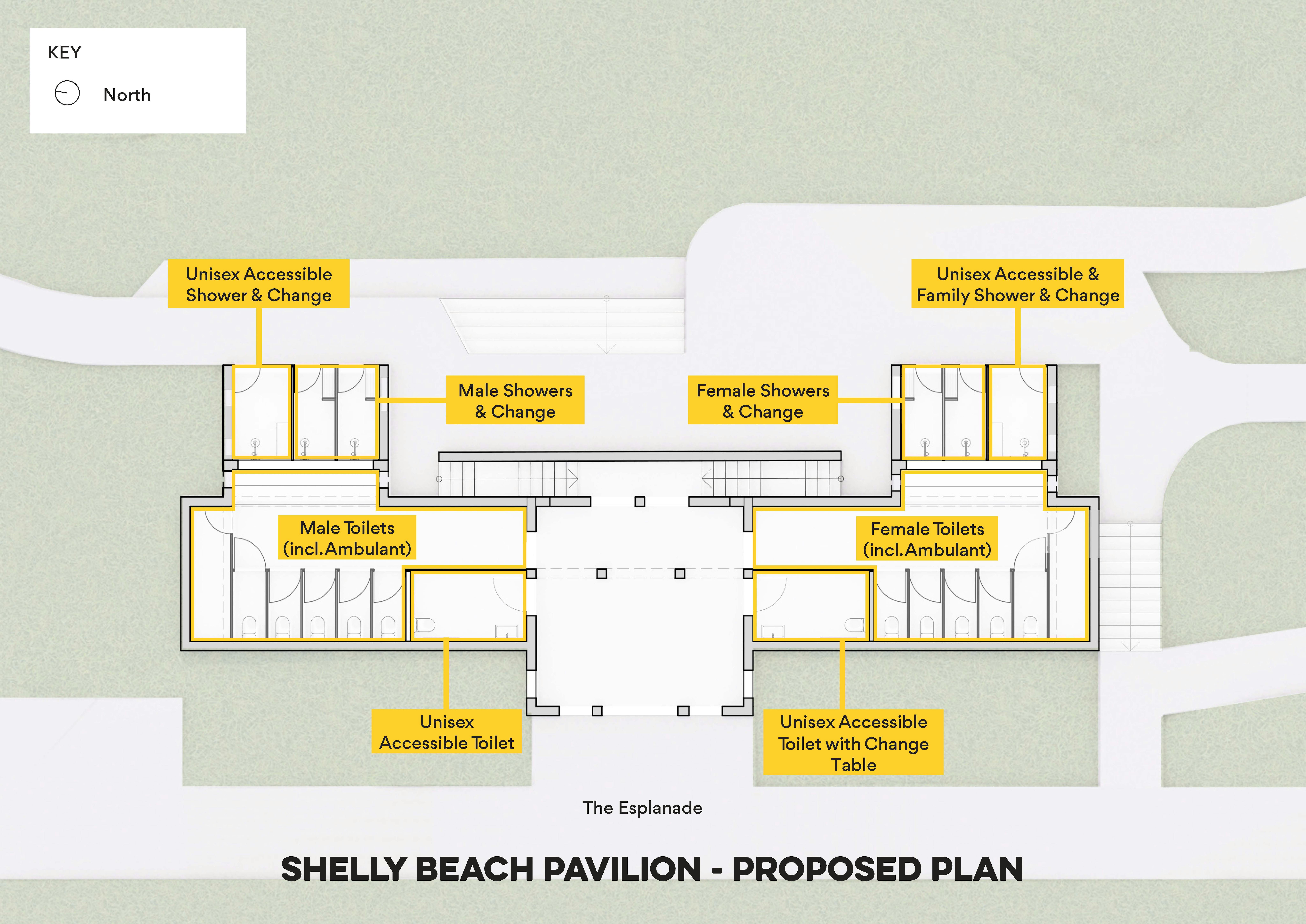 Draft concept designs - site and building plans | Concept Design - Oak Park and Shelly Beach ...